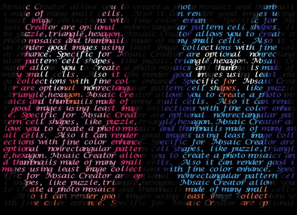 Text & ASCII Art - Mosaic Creator - aolej.com