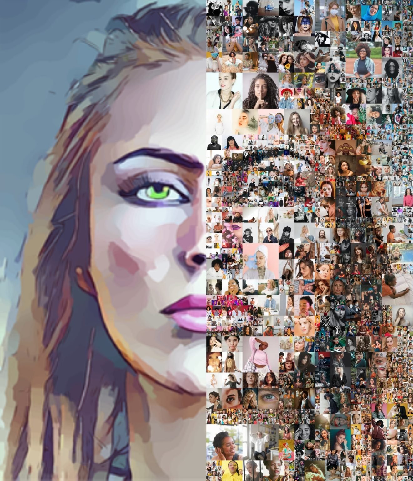 Photo mosaic gallery - Mosaic Creator - aolej.com